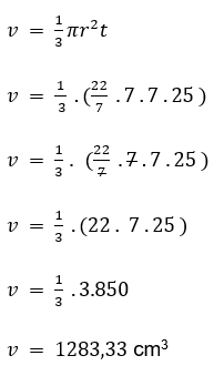 4 Cara Menghitung Volume Kerucut, Luas, 5 Contoh Soal