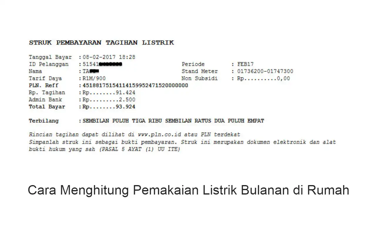 3 Cara Menghitung Pemakaian Listrik Bulanan 2023