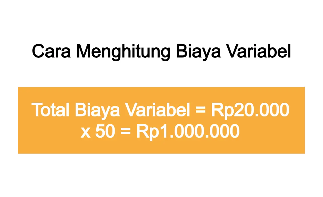 2 Cara Menghitung Biaya Variabel dan 4 Contoh 2023